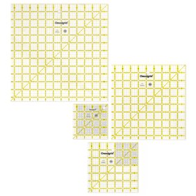 Omnigrid Mini Square Ruler Value Pack, 3 Count (2.5", 4.5" & 6.5 ...