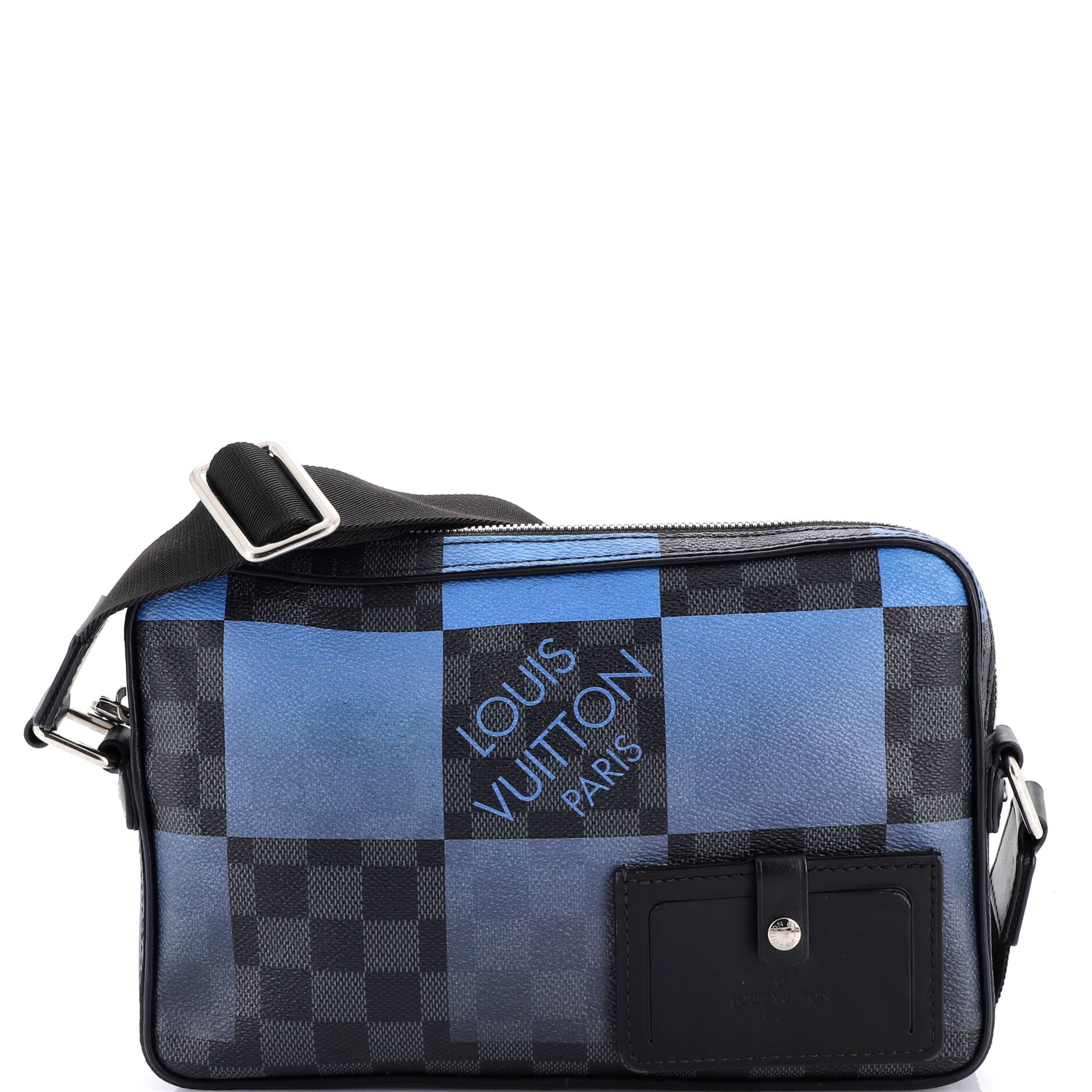 Pre-Owned Alpha Messenger Bag Limited Edition Damier Graphite Giant By ...