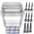 Disposable insulated food warmer buffet set, party food warmer, multi ...