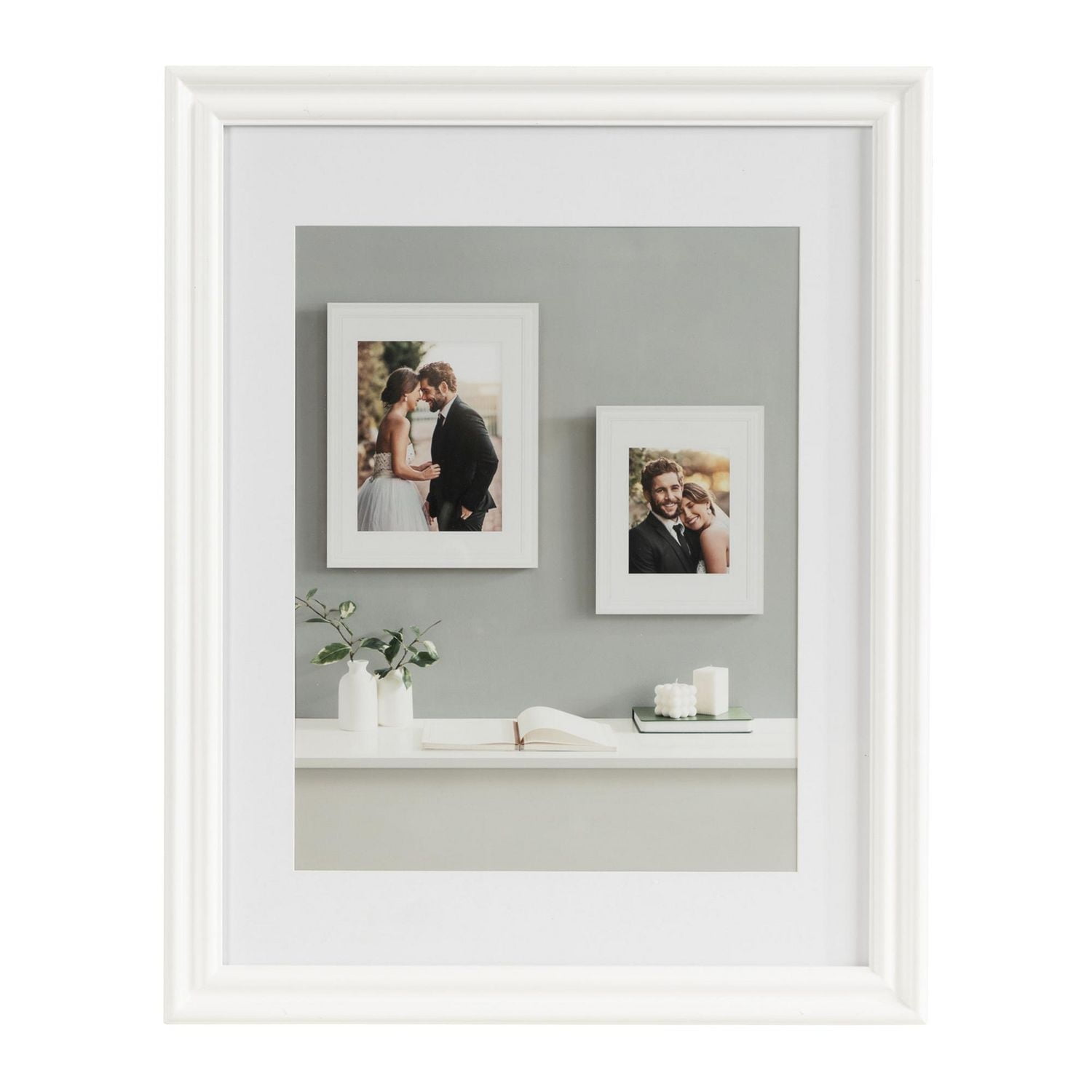 Click here for Designovation Leno Picture Frame 14 X 18 Matted To... prices