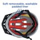 Zefal Black Universal Dial Fit Light-Up Bike Helmet (LED Light, Visor ...