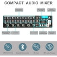 Proreck, PA System Mixer Amp, 15 inch 2500W Bluetooth with Stands ...