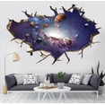 2 pieces of starry sky universe planet world ceiling living room ...