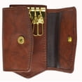 Genuine Leather Key Holder Small Size with Snap Closure 1312 CF (C ...
