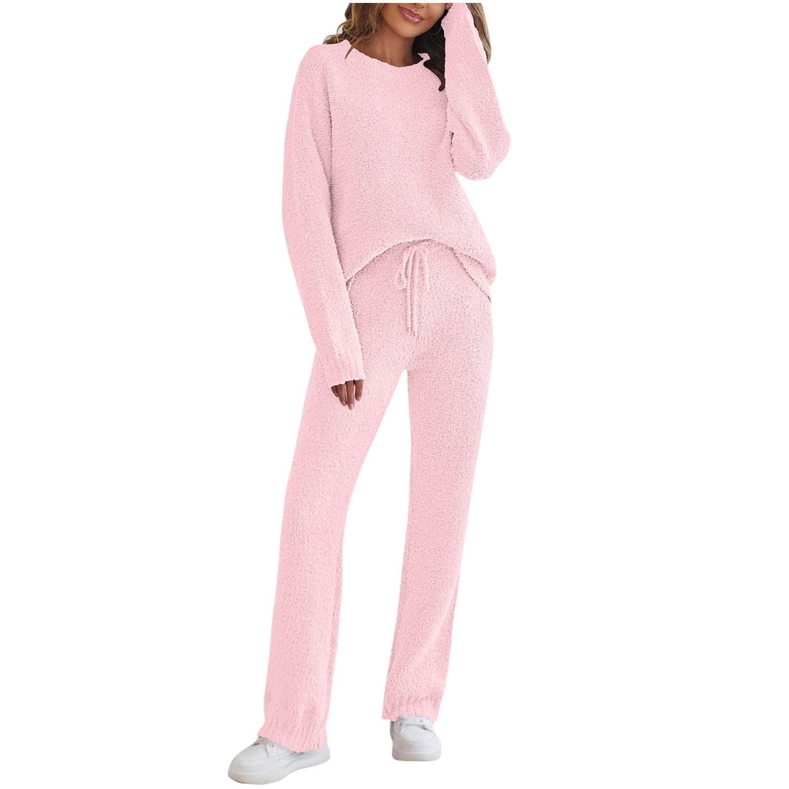 Click here for Wlynlyn Fuzzy Fleece Pajamas Sets For Women Fall W... prices