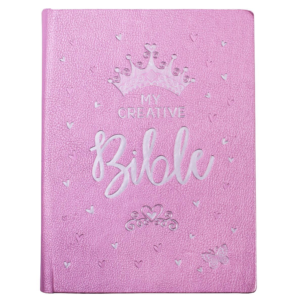 ESV Holy Bible, My Creative Bible For Girls, Pink Faux Leather ...