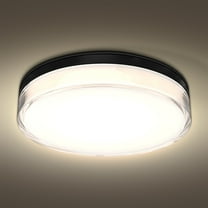 Luxrite Slim 7 Inch LED Flush Mount Outdoor Light 15W 1000 Lumens 5CCT ...
