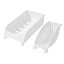 Plate Rack Cradle Storage Dinner Plate Holder for Cupboard Home Drawers ...