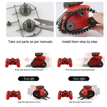 EAGLE Remote Control Robot Walli DIY KIT Children Gift Toys Multi ...