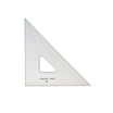 Pacific Arc Drafting Triangle, 4-inch, 30/60/90 Degrees, Clear Acrylic ...