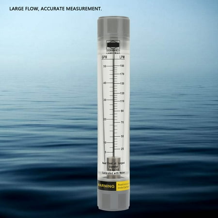 Liquid Meter, Compact Lightweight LZM-25G Acrylic Plexiglass Tube Type ...