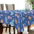 60x108in Square Printed Tablecloth Easy-Care Decorative Table Cloth for ...