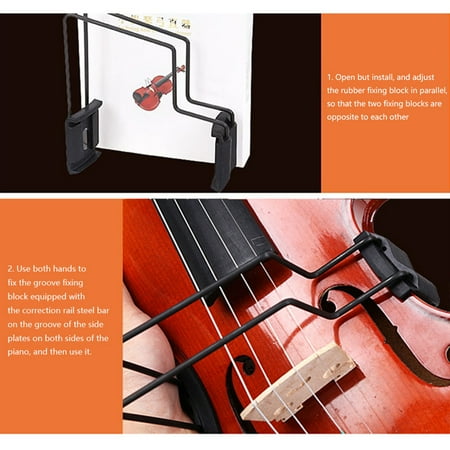 Violin Bow Corrector 1/8 Violin Beginner Practice Training String Aids ...