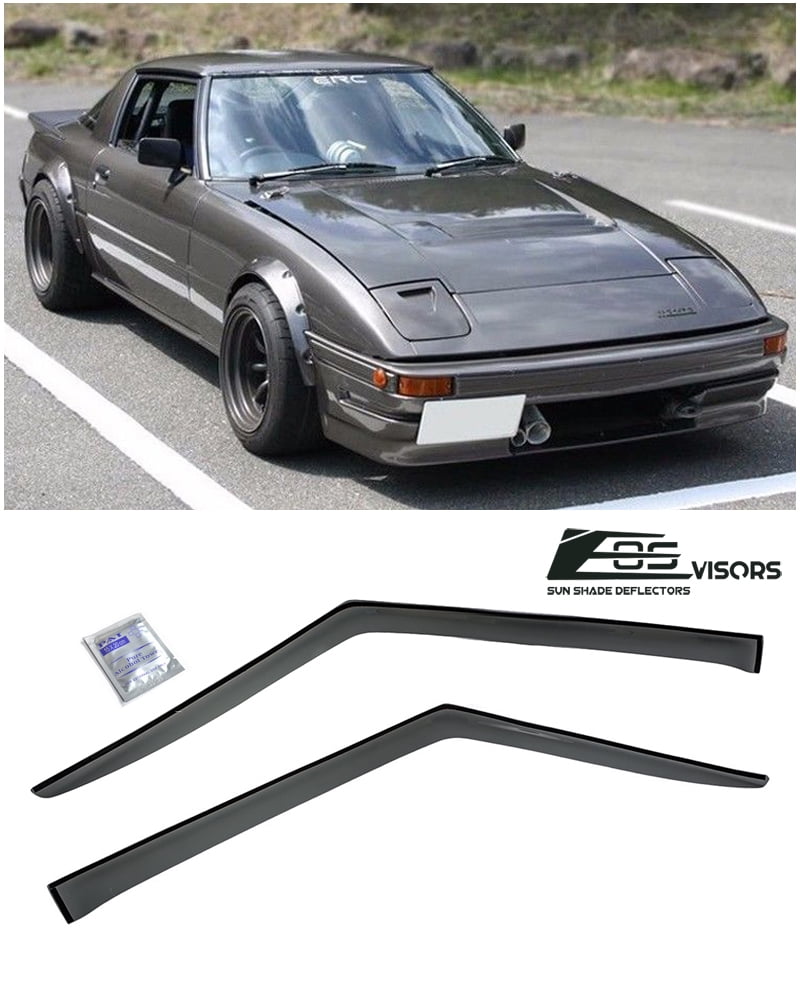 Extreme Online Store for 1978-1985 Mazda RX-7 | EOS Visors Smoke Tinted ...