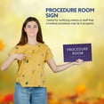 ADA CENTRAL SIGNS - 6" X4" Procedure Room Sign - Tactile Graphics Grade ...
