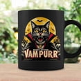 Black Cat Halloween Party Cat Lovers Retro Scary Halloween Coffee Mugs ...