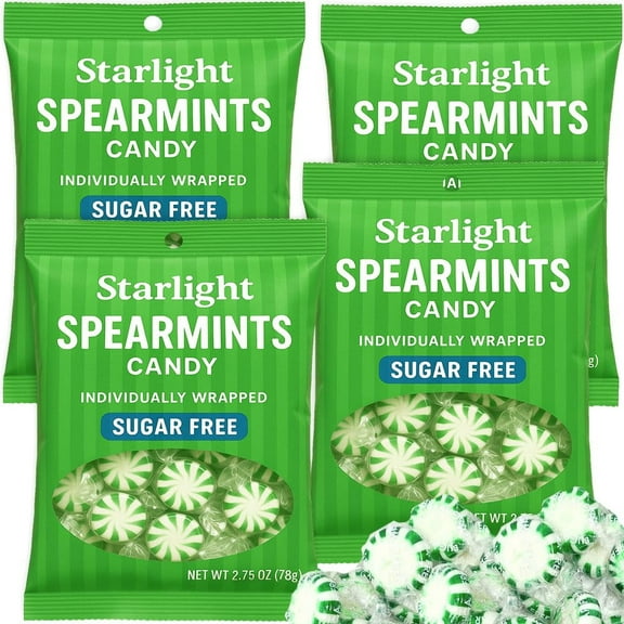 Brach's Star Brites Peppermint Starlight Mints, Value Bag 325 Pieces ...
