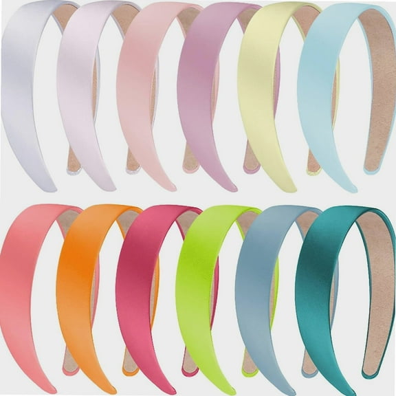 HUART 8-Piece Women's Elastic Headbands in 8 Colors, Ideal for Yoga ...