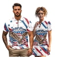 Aplkyhs Matching Golf Shirts for Couple 250th Anniversary Star Eagle ...