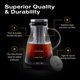 Bean Envy Cold Brew Coffee Maker - 32 oz Glass Iced Tea & Coffee Cold ...