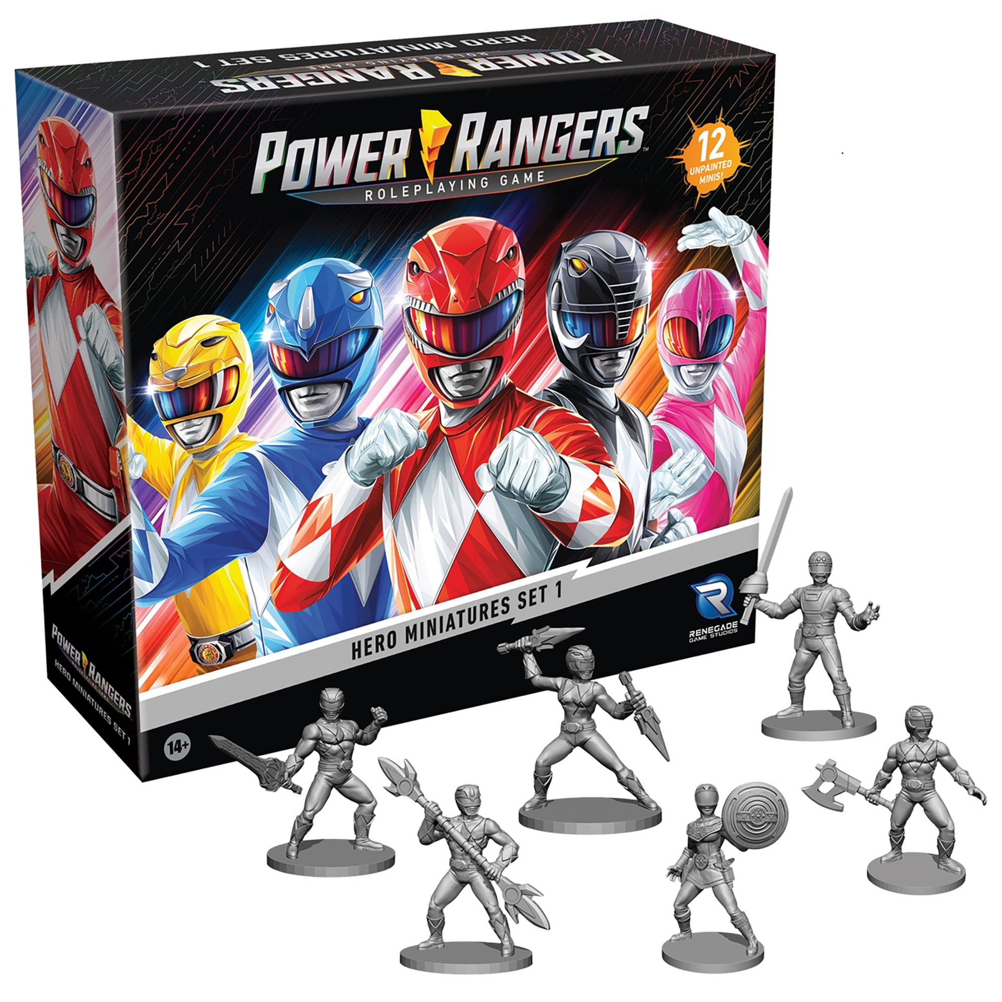 Power Rangers Roleplaying Game: Hero Miniatures Set 1 - 12 Piece ...