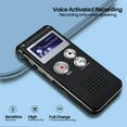 RONY 32GB Digital Voice Recorder MP3 Player for Lectures, Interviews - Mini Portable Dictaphone ...
