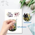 8 Styles Cat Window Clings Pets Spring Wall Stickers Animal PVC ...