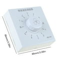 lanema User Friendly Ceiling Fan Control Panel 86 Type Ceiling Fan ...