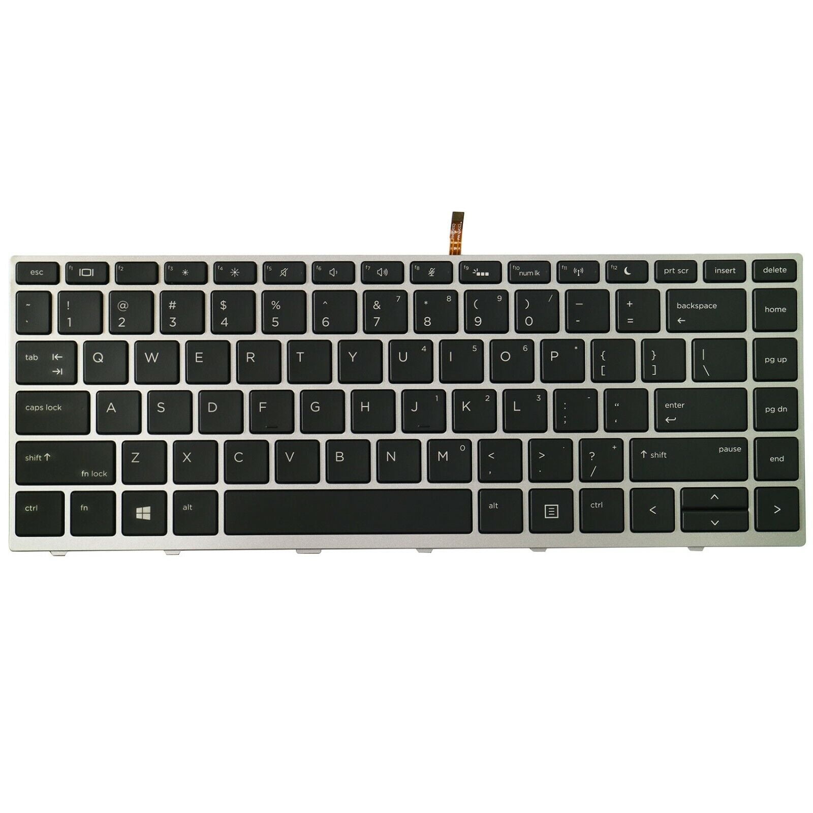 New US Black Backlit English Laptop Keyboard Replacement for HP Probook ...