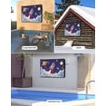 Cartoon Rocket Outdoor TV Cover 48 to 50 inch Cloud Space Stars Cute ...