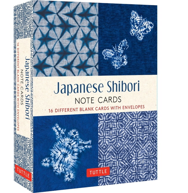 Japanese Shibori, 16 Note Cards: 16 Different Blank Cards with 17 ...