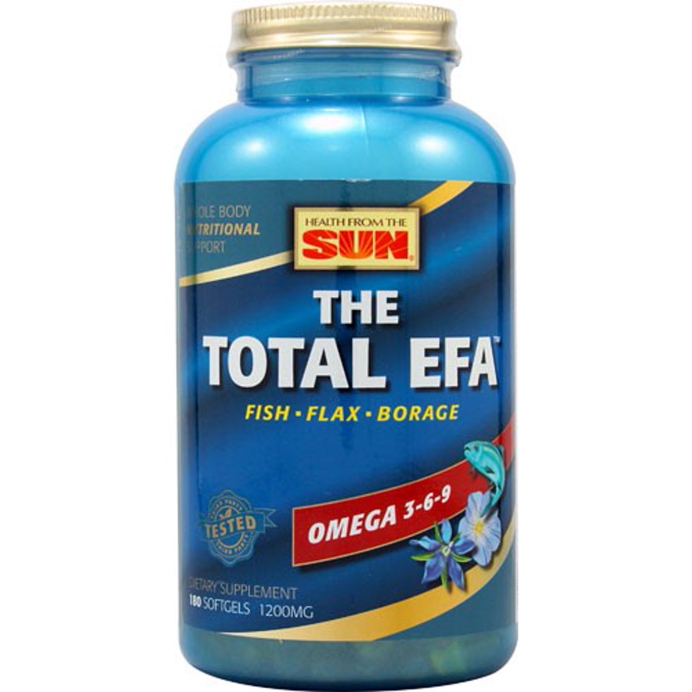 Nature's Life The Total EFA Fish Oil w/ Organic Flaxseed & Borage Oils ...
