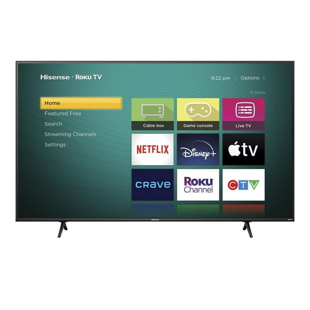 Hisense 55" Roku QLED 4K UHD Smart TV, 55" Roku QLED 4K UHD Smart TV ...