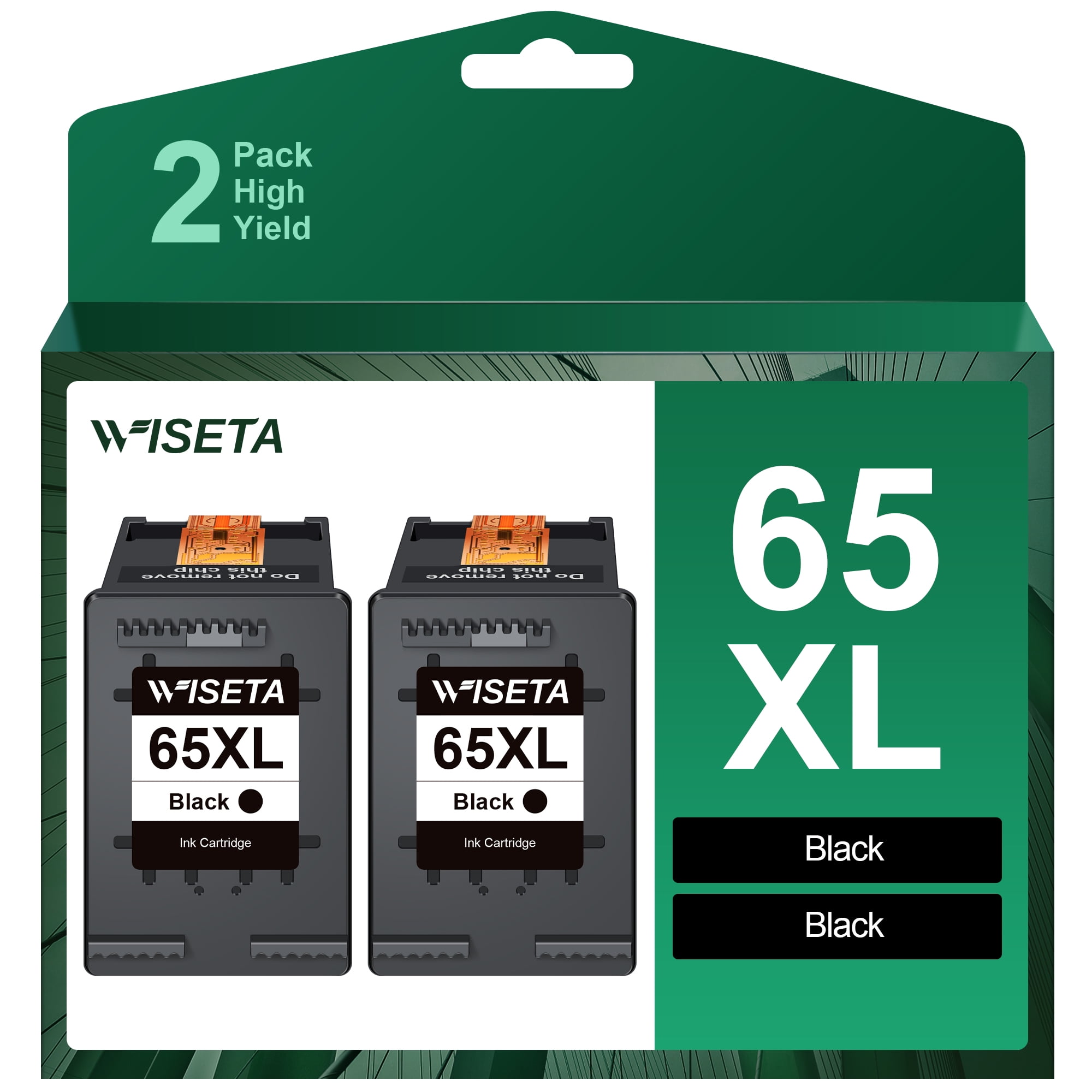 65XL Black Ink Cartridge Replacement for HP 65XL 65 XL work with ...