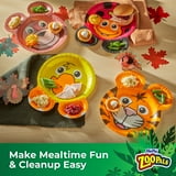 Hefty Zoo Pals 7.75 Inch Kids Paper Plates with Animal Designs, Soak ...