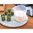 Tsyware 2 Pcs 1 Liter Clear Plastic Measuring Cup, 4-Cup Capacity ...