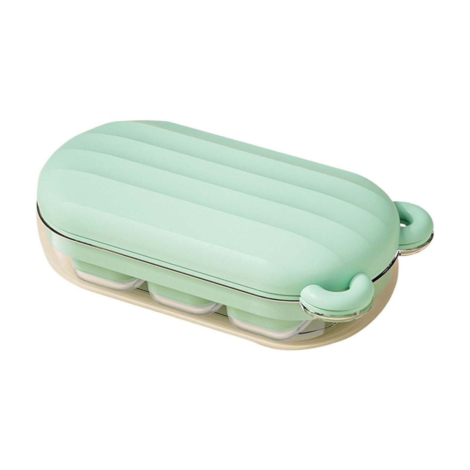 Food Grade Ice Box Household Ice Cubes With Lid, Cube Tray with Lid and ...