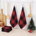 100% Cotton Waffle Weave Plaid Dish Cloths, 12x12 Inches, Super Soft ...