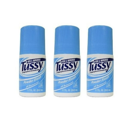Tussy Roll-on Deodorant, Powder Fresh 1.7 oz (pack of 3) | Walmart Canada