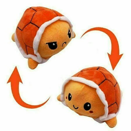 Double-sided Reversible Toys Stuffed Doll Turtle Plush Animal Soft ...
