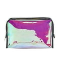 Modella Iridescent Cosmetic Storage Bag for Makeup, Toiletries, Hair ...
