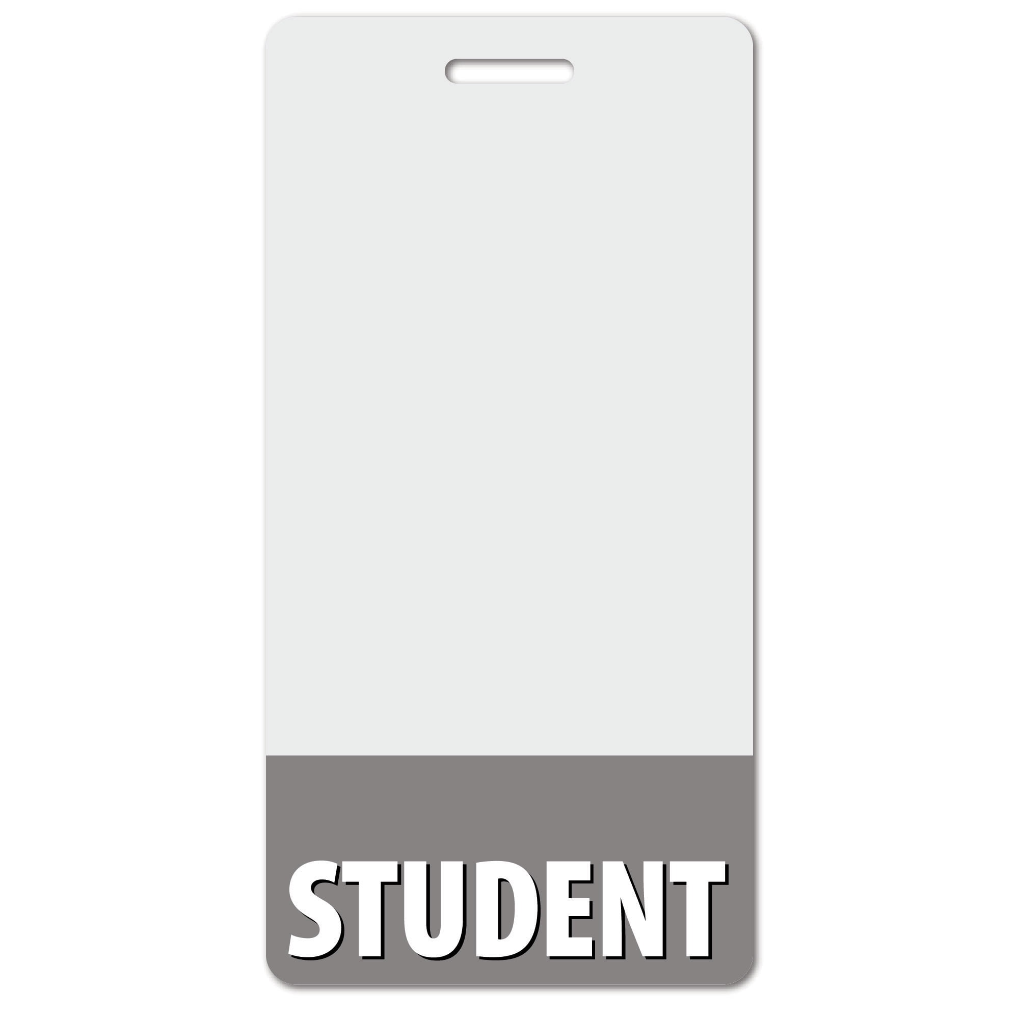 STUDENT Heavy Duty Vertical Gray (20 pack) - Spill & Tear Proof Cards ...