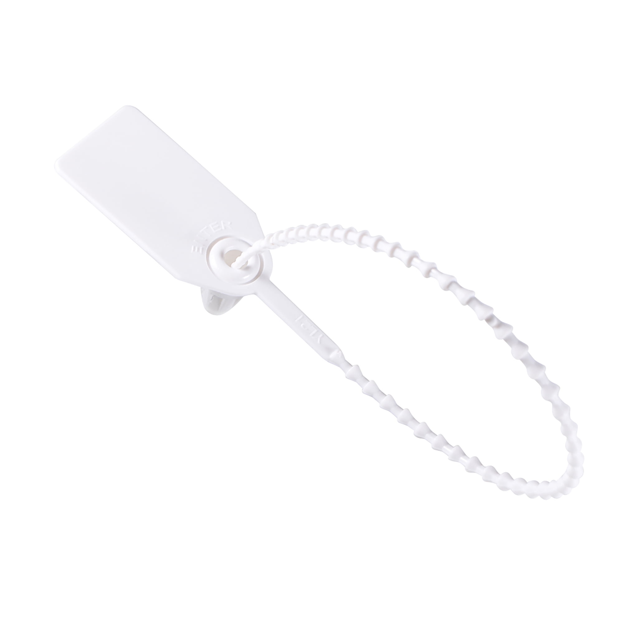 Uxcell 246mm Long Plastic Anti Tamper Security Tag Ties White 20 Count ...