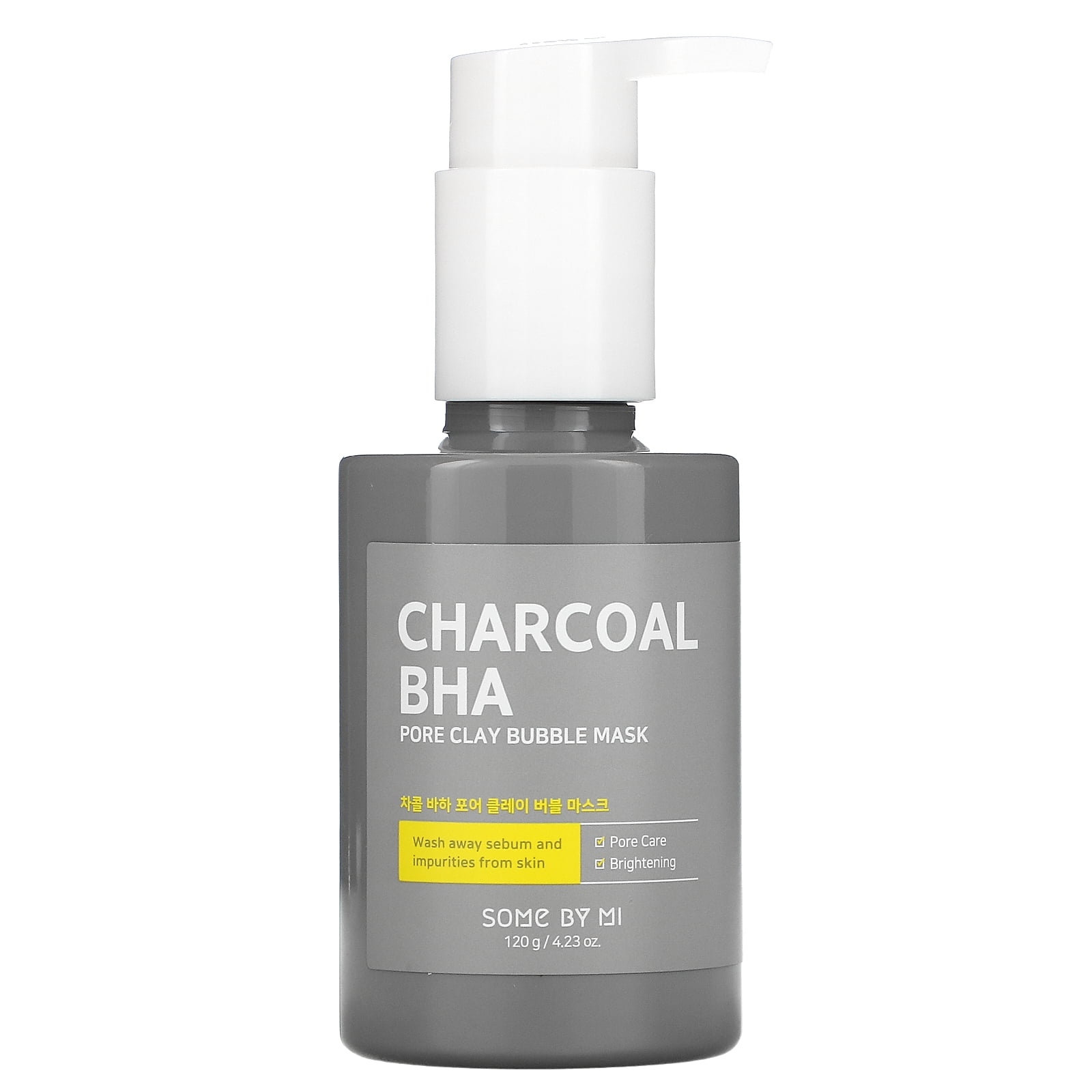 Some By Mi, Charcoal BHA, Pore Clay Bubble Beauty Mask, 4.23 oz (120 g ...
