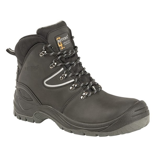 Grafters Mens Action Coated Leather Laced Hiking Boot - Walmart.ca