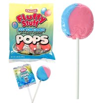 Charms Fluffy Stuff Cotton Candy Pops - 48 Lollipops/Box - Walmart.com