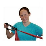 CanDo soft grip handle with adjustable webbing for adjustable exercise ...