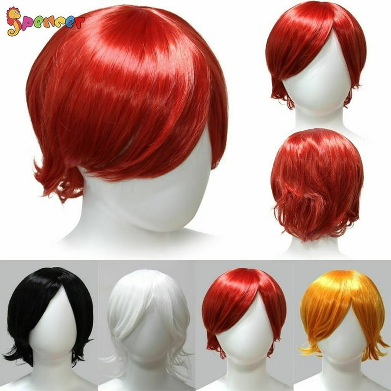 Red Hair Wig For Men