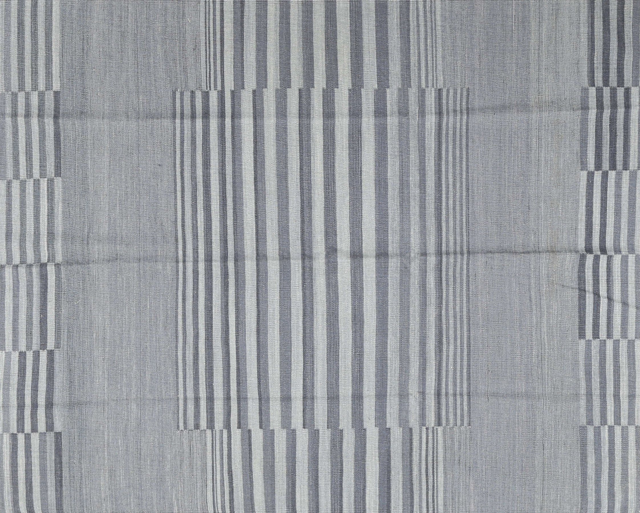 Ahgly Company Indoor Rectangle Contemporary Light Slate Gray Abstract ...