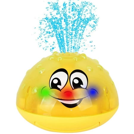 Bath Toy, Spray Water Squirt Toy LED Light Up Float Toys Bathtub Shower ...